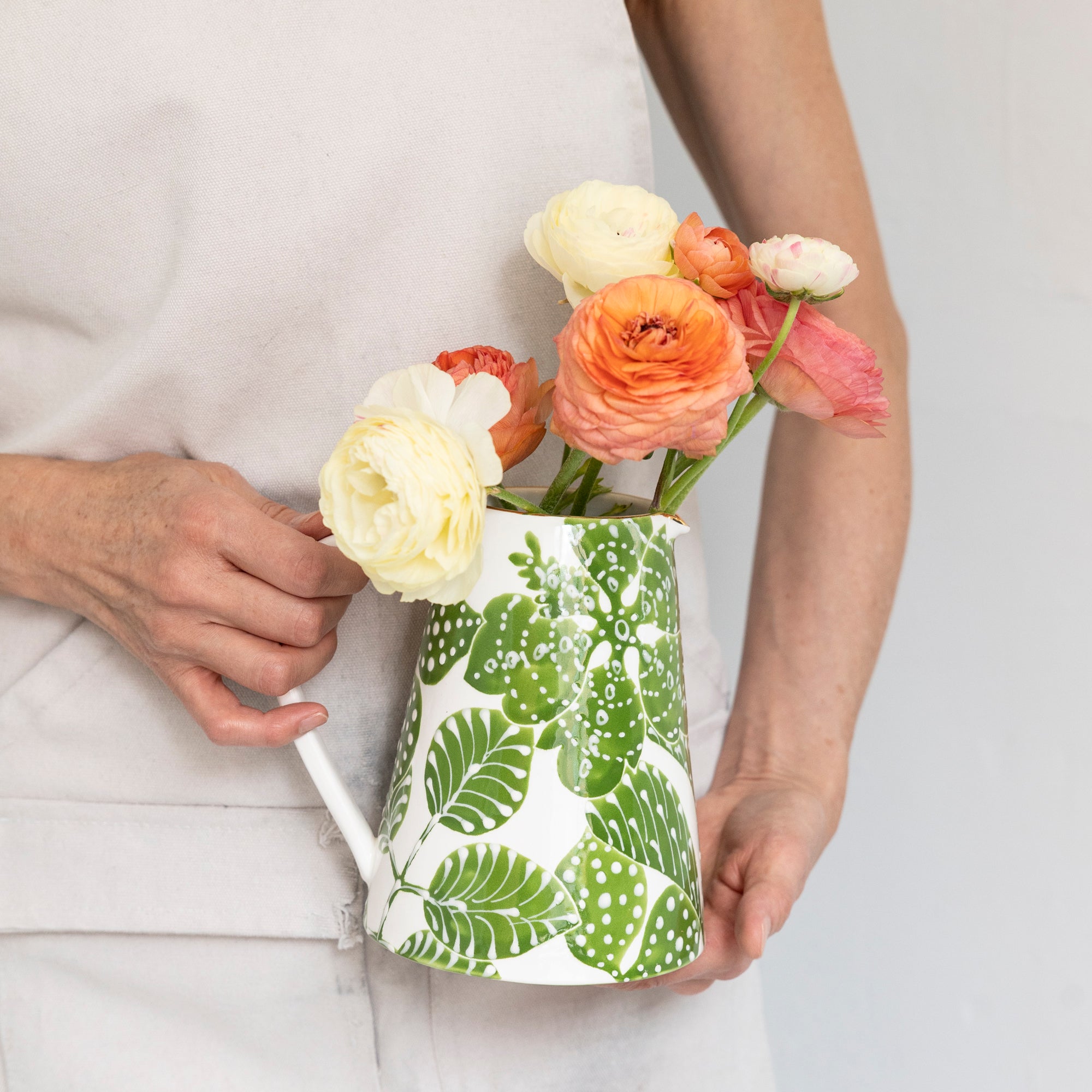 Small Pitcher in Bali Toile – Jill Rosenwald