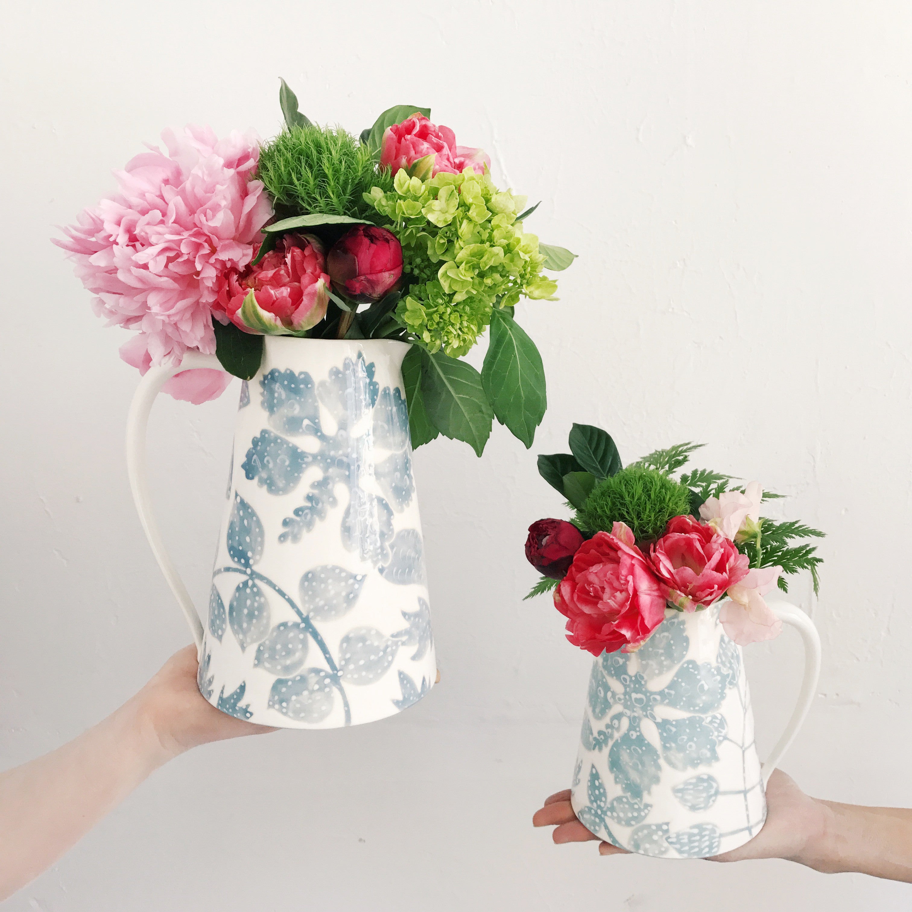 Bali Toile Pitchers – Jill Rosenwald