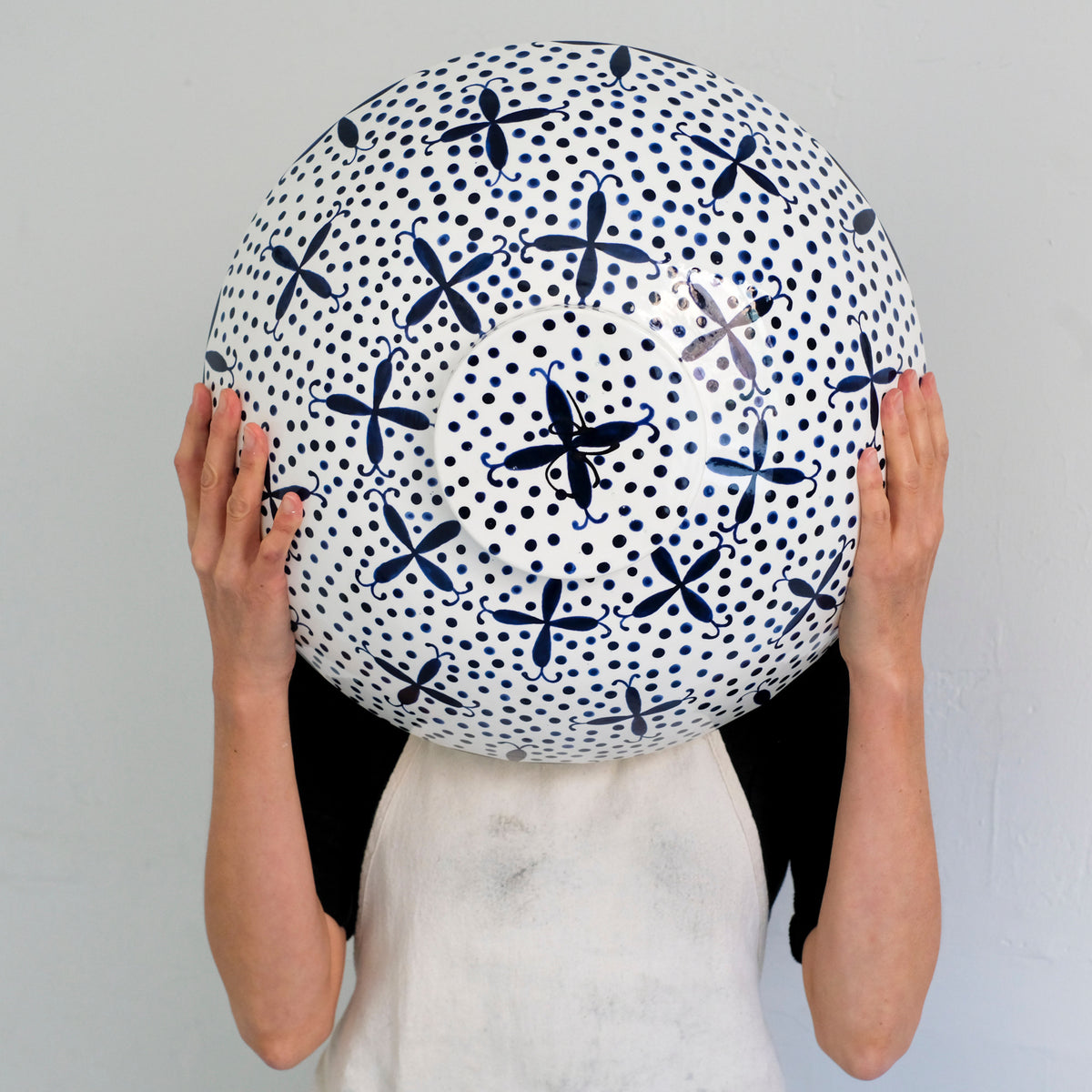 Kooky Dot Pasta Bowl Delft – Jill Rosenwald